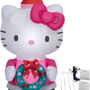 Hello Kitty | Other | Hello Kitty Pink Christmas Inflatable Decoration ...